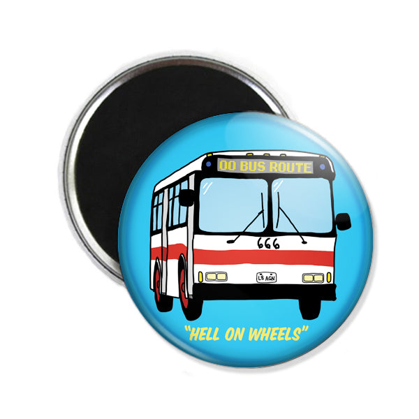 Custom TTC Bus Button or Magnet – The Button Machine