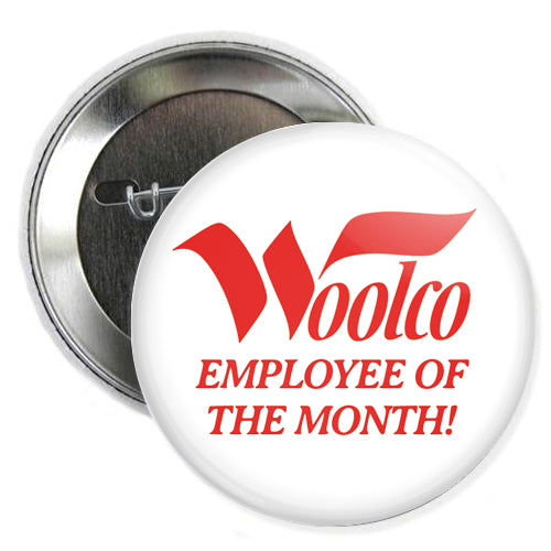 Woolco Employee of the Month Button – The Button Machine
